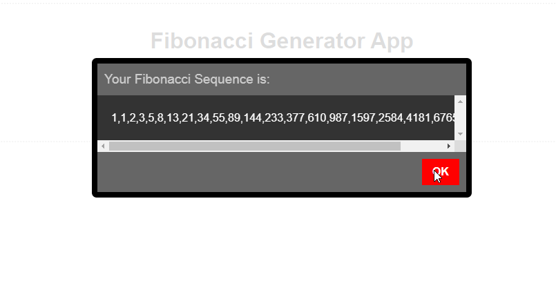 Simple Fibonacci Generator App In Javascript Free Source Code Sourcecodester